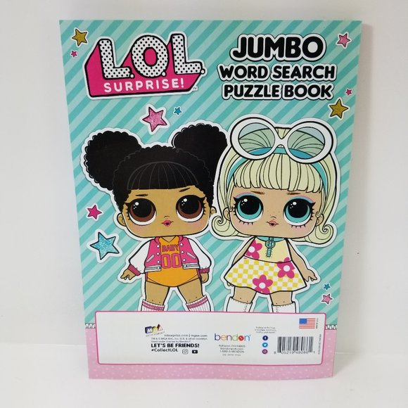 L.O.L. Surprise! | Toys | Lol Surprise Jumbo Word Search Puzzle Book ...